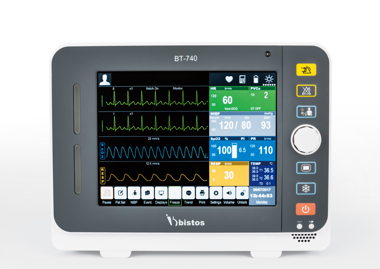 Patient Monitor Model: BT-780 / BT-770 / BT-740 – Bistos Bio Signal ...